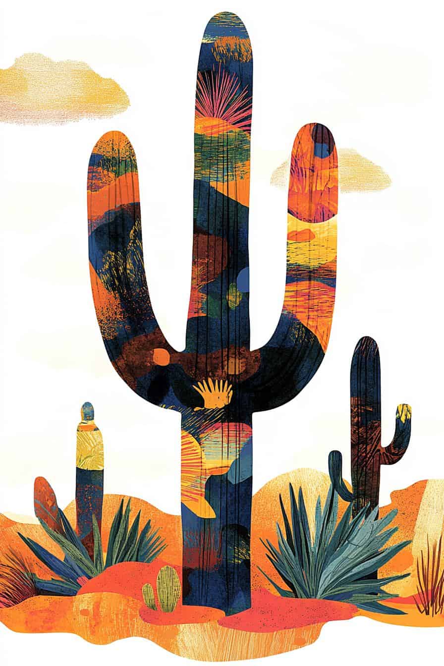 50 Stunning Cactus Illustrations to Prickle Your Creative Side - The ...