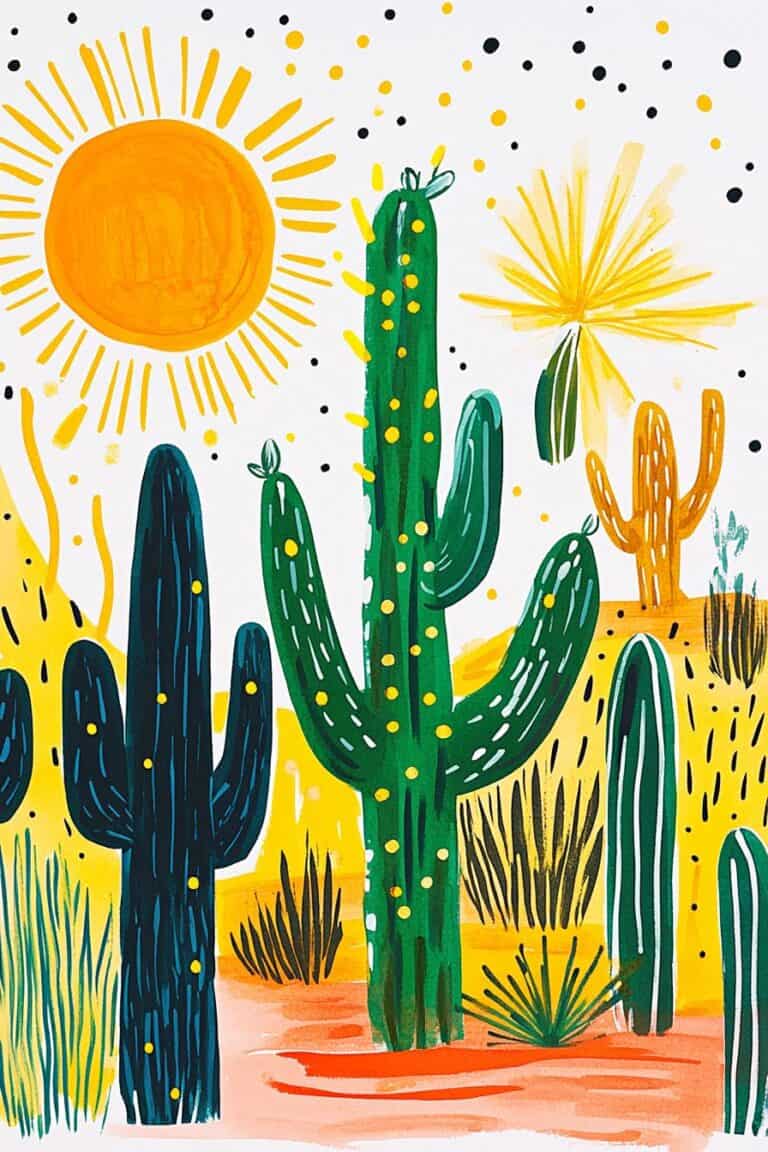 50 Stunning Cactus Illustrations to Prickle Your Creative Side - The ...