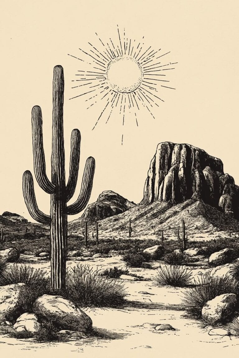 50 Stunning Cactus Illustrations to Prickle Your Creative Side - The ...