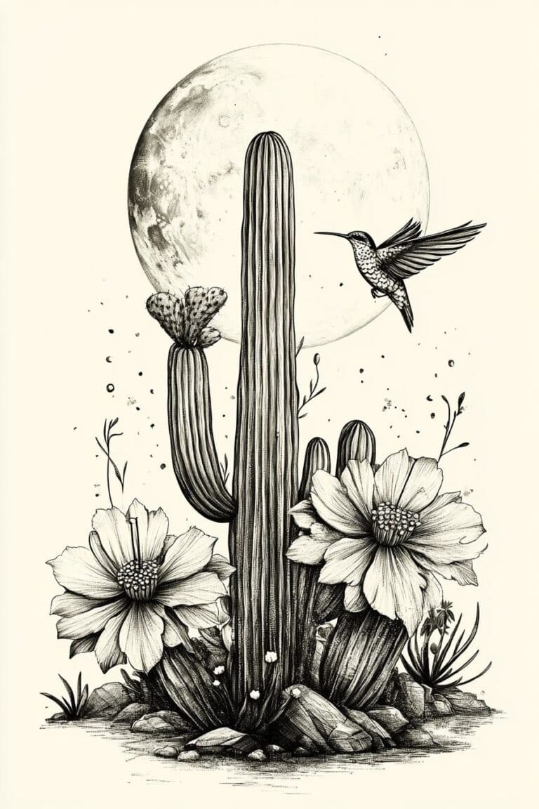 50 Stunning Cactus Illustrations to Prickle Your Creative Side - The ...