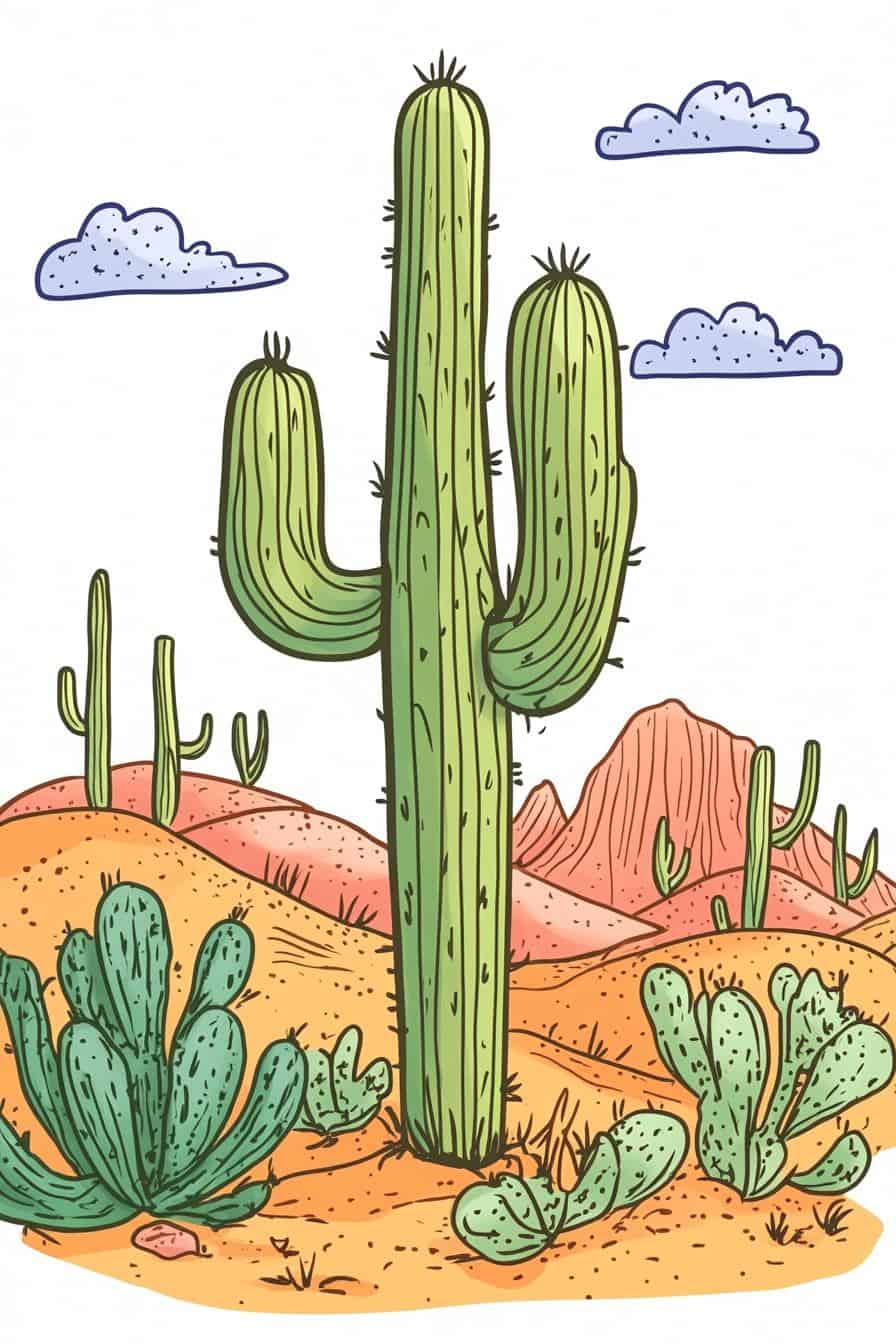 50 Stunning Cactus Illustrations to Prickle Your Creative Side - The ...