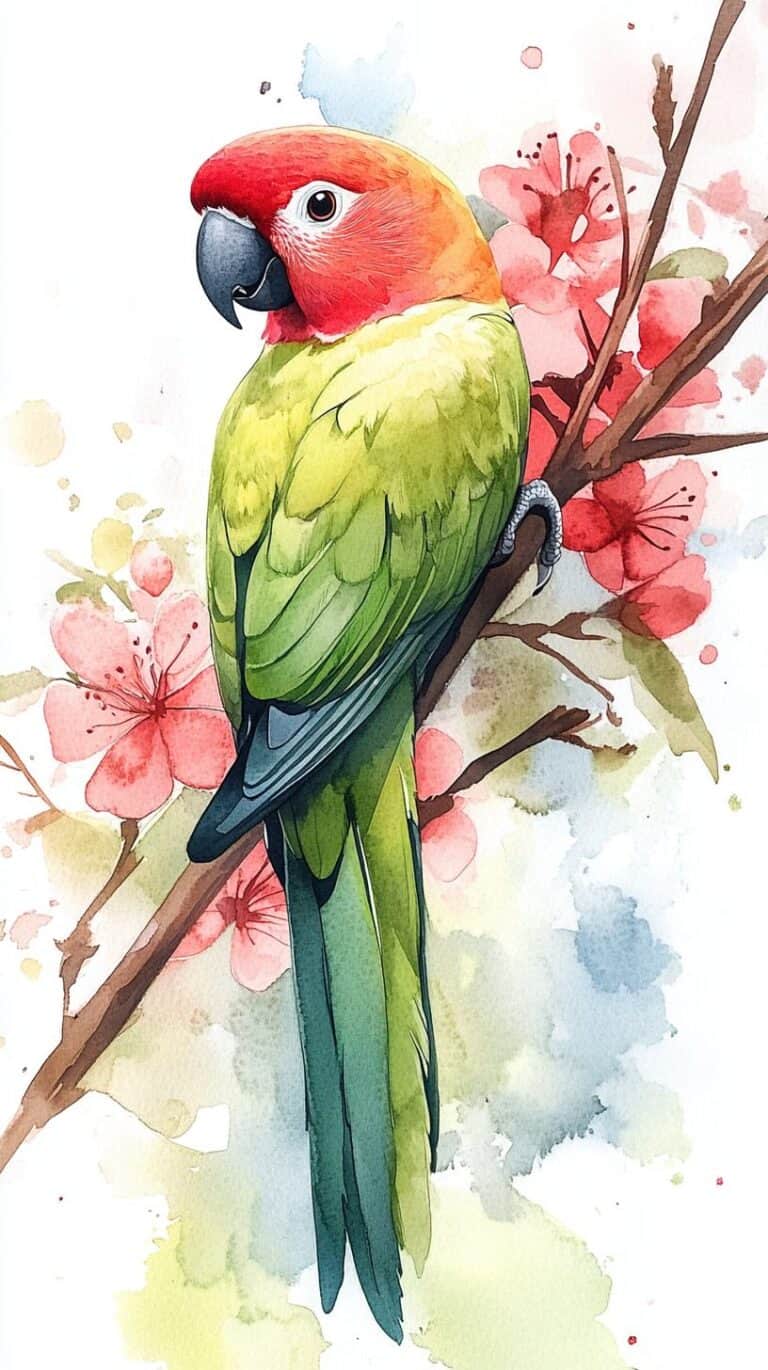 60 Brilliant Watercolor Parrot Paintings to Inspire Your Inner Artist ...