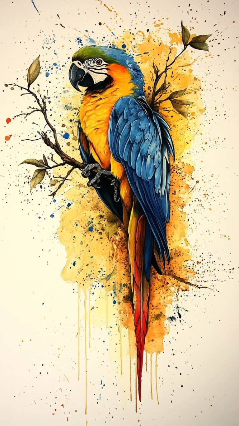 60 Brilliant Watercolor Parrot Paintings to Inspire Your Inner Artist ...