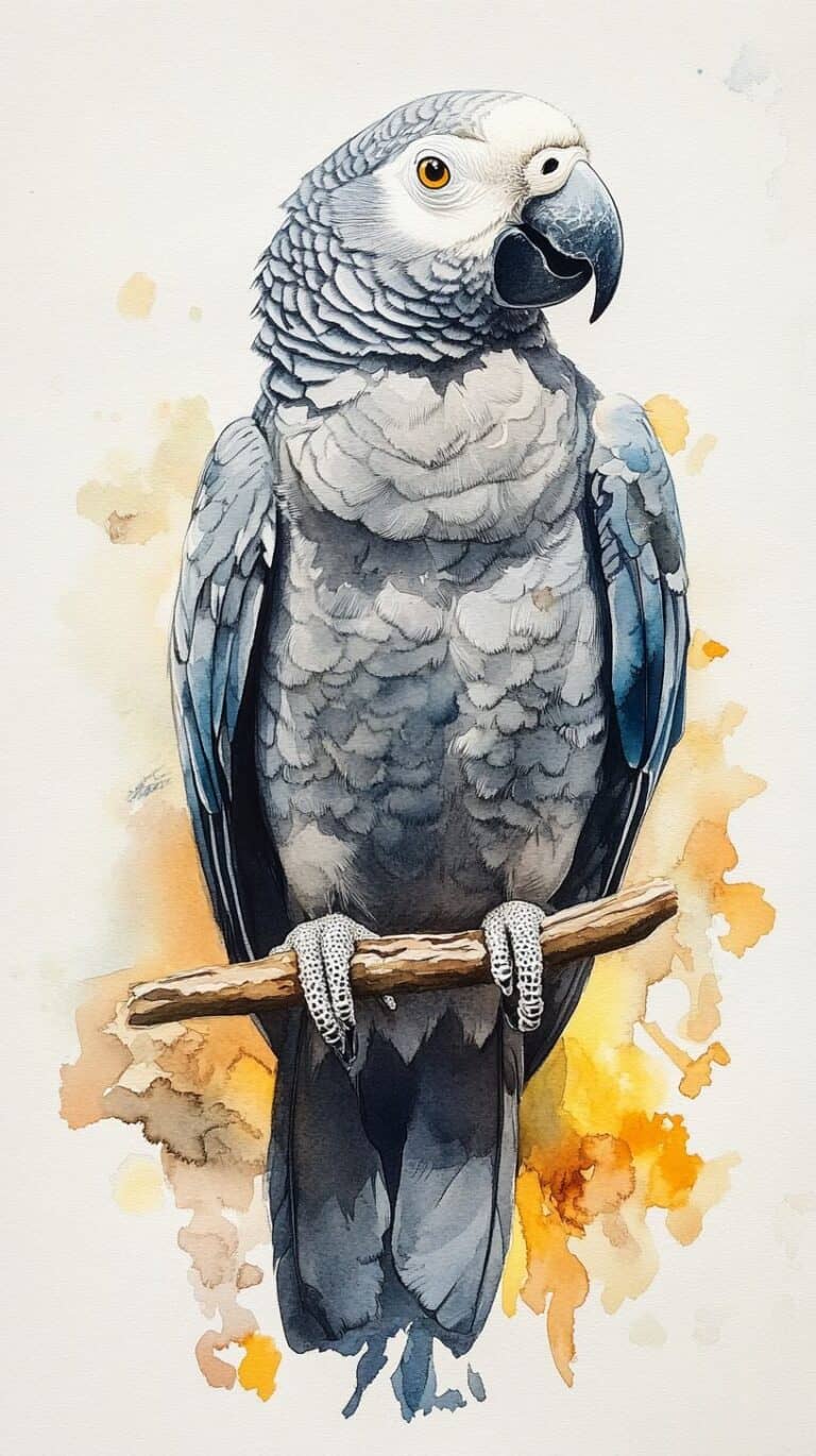 60 Brilliant Watercolor Parrot Paintings to Inspire Your Inner Artist ...