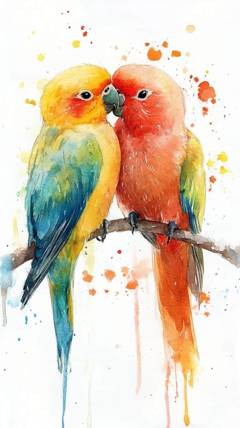 60 Brilliant Watercolor Parrot Paintings to Inspire Your Inner Artist ...
