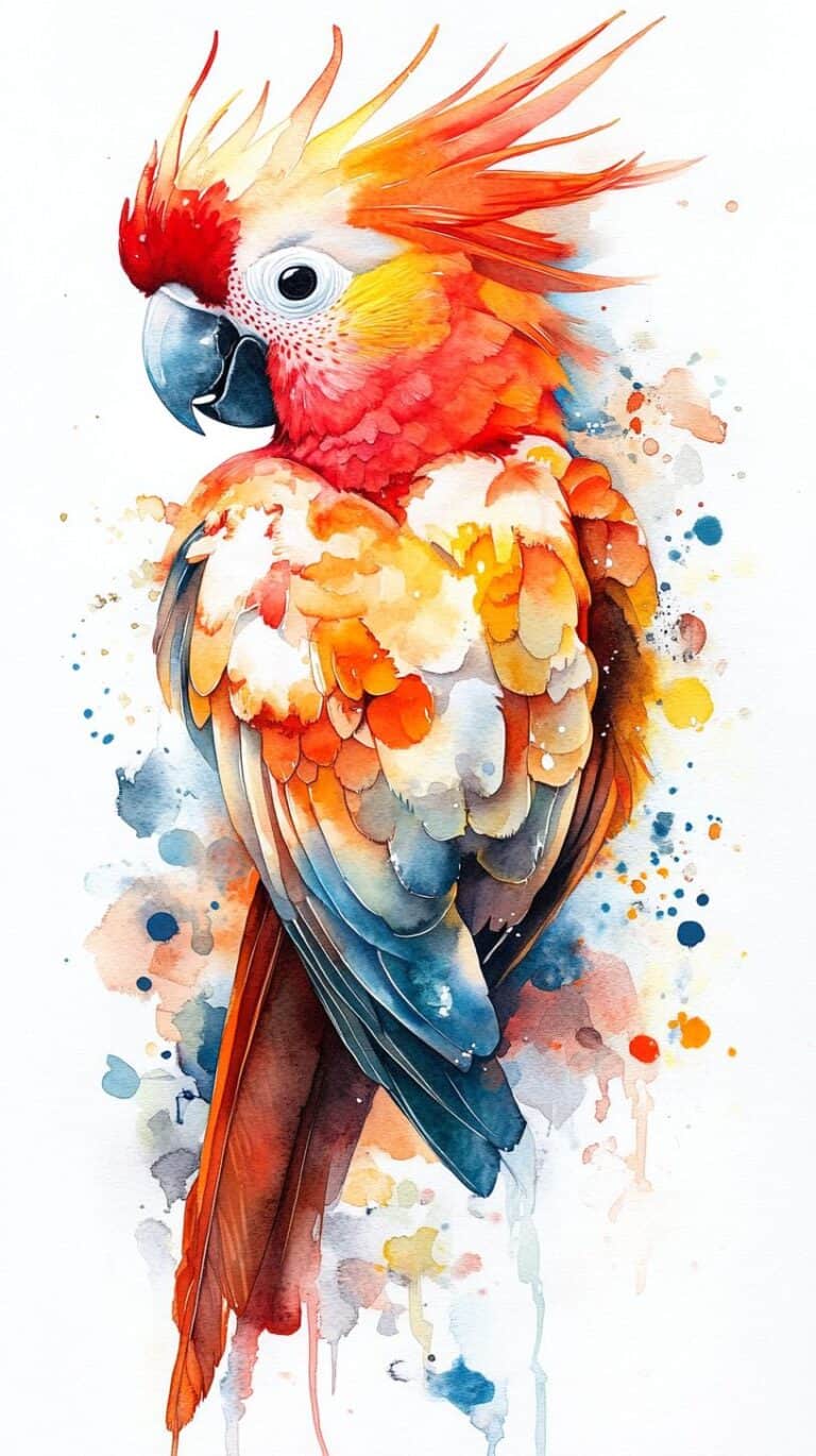60 Brilliant Watercolor Parrot Paintings to Inspire Your Inner Artist ...