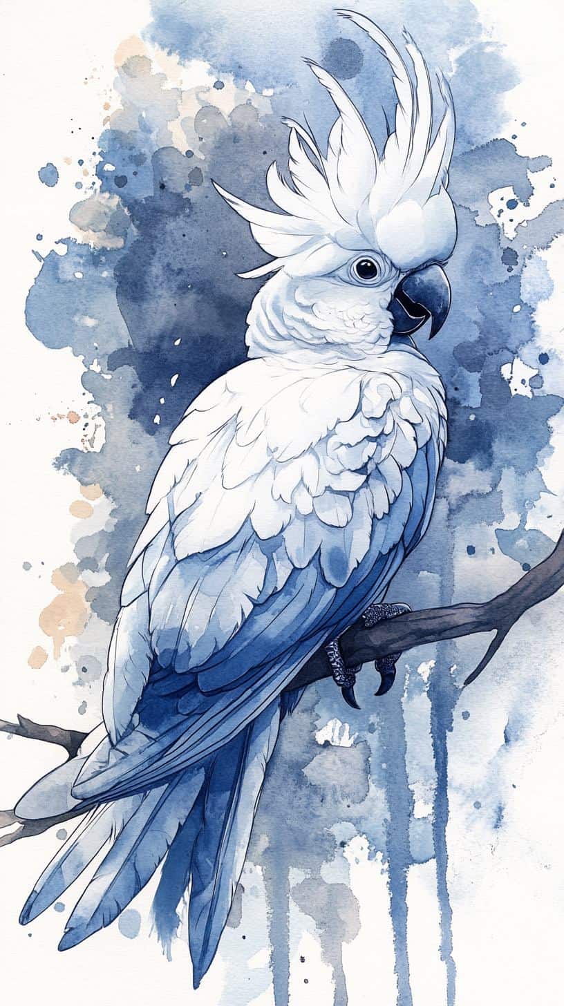 60 Brilliant Watercolor Parrot Paintings to Inspire Your Inner Artist ...