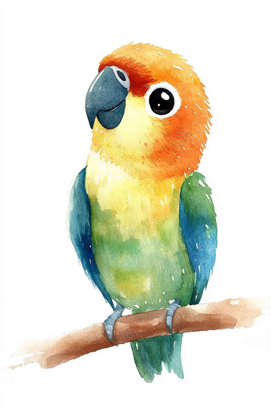 60 Brilliant Watercolor Parrot Paintings to Inspire Your Inner Artist ...