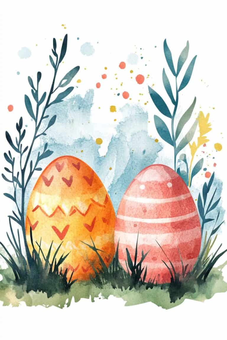 80+ Easter Watercolor Painting Ideas For Cards and More - The Sketch ...