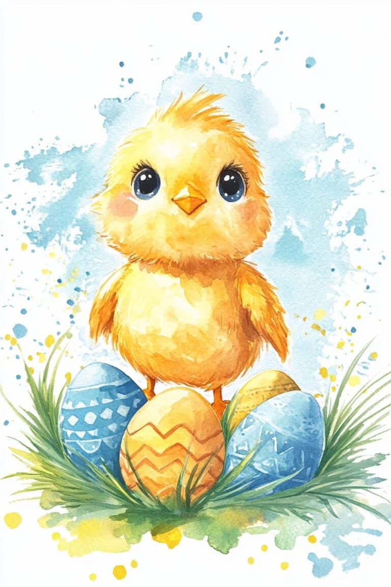 80+ Easter Watercolor Painting Ideas For Cards and More - The Sketch ...