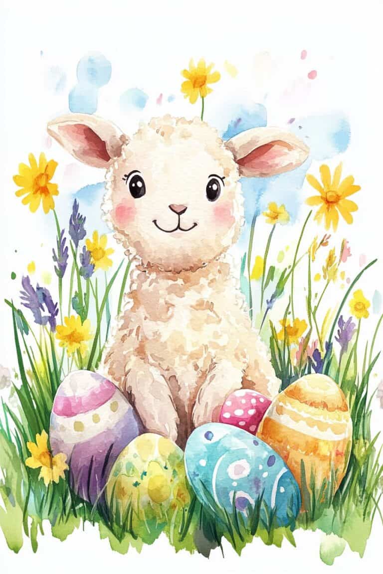 80+ Easter Watercolor Painting Ideas For Cards and More - The Sketch ...