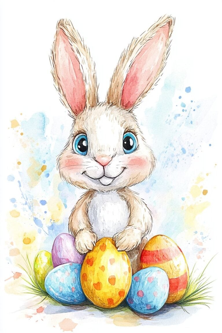 80+ Easter Watercolor Painting Ideas For Cards and More - The Sketch ...