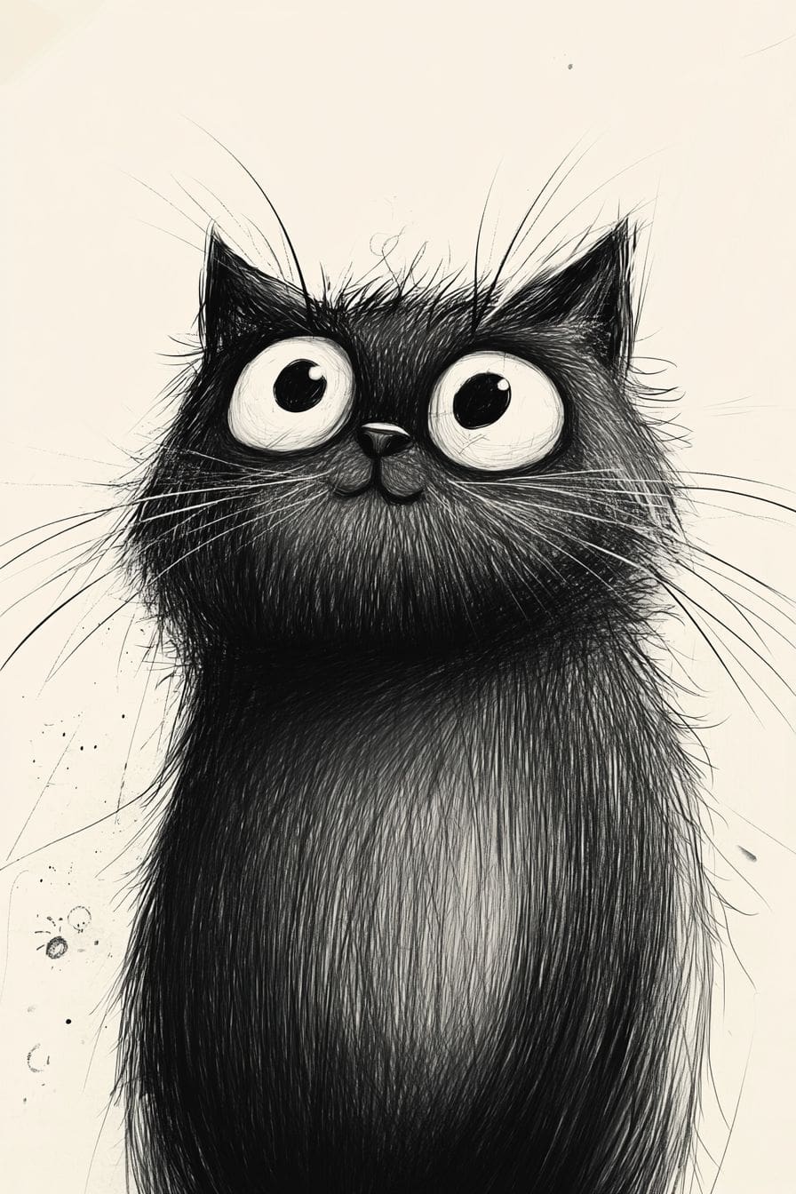 80+ Cute and Creative Cat Doodle Ideas to Unleash Your Inner Artist ...