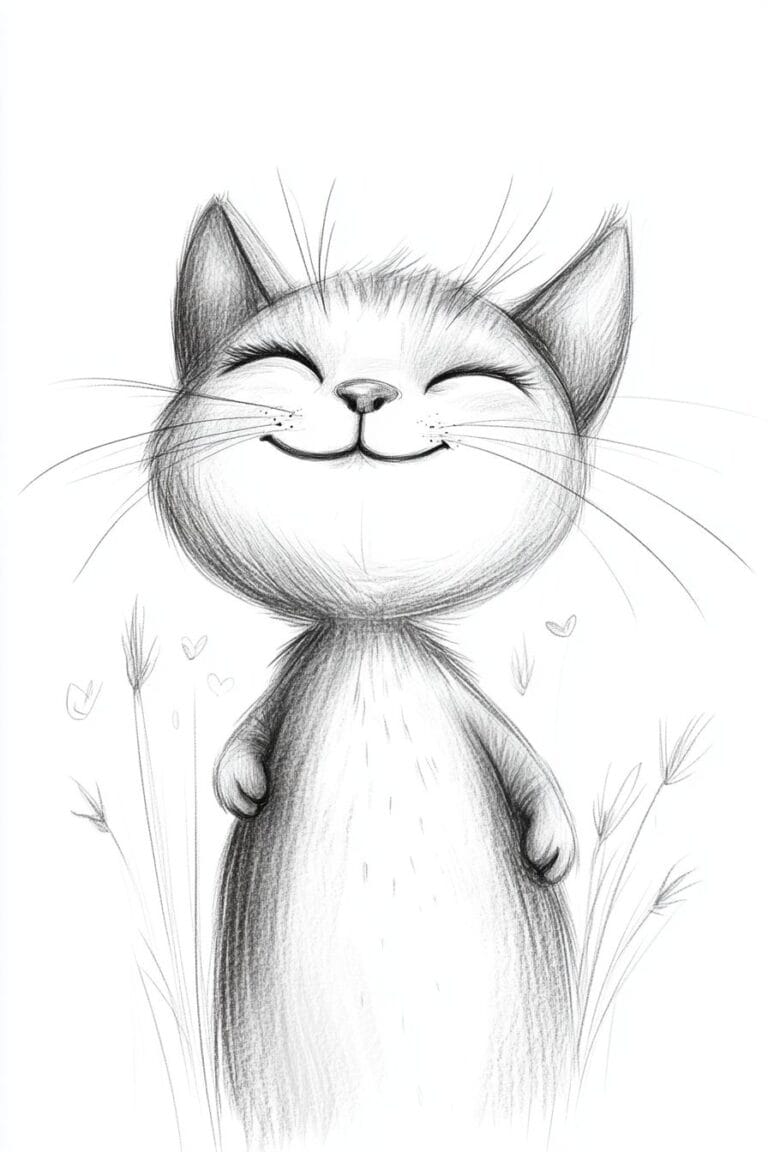80+ Cute and Creative Cat Doodle Ideas to Unleash Your Inner Artist ...