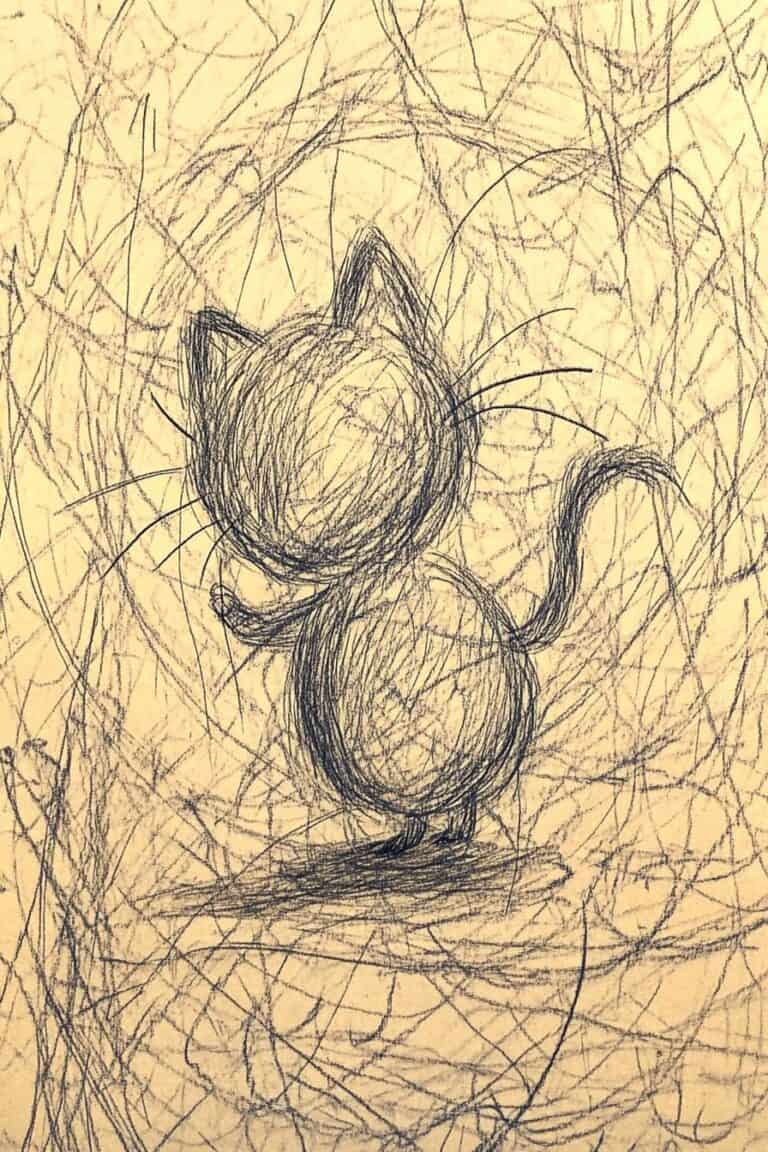 80+ Cute and Creative Cat Doodle Ideas to Unleash Your Inner Artist ...