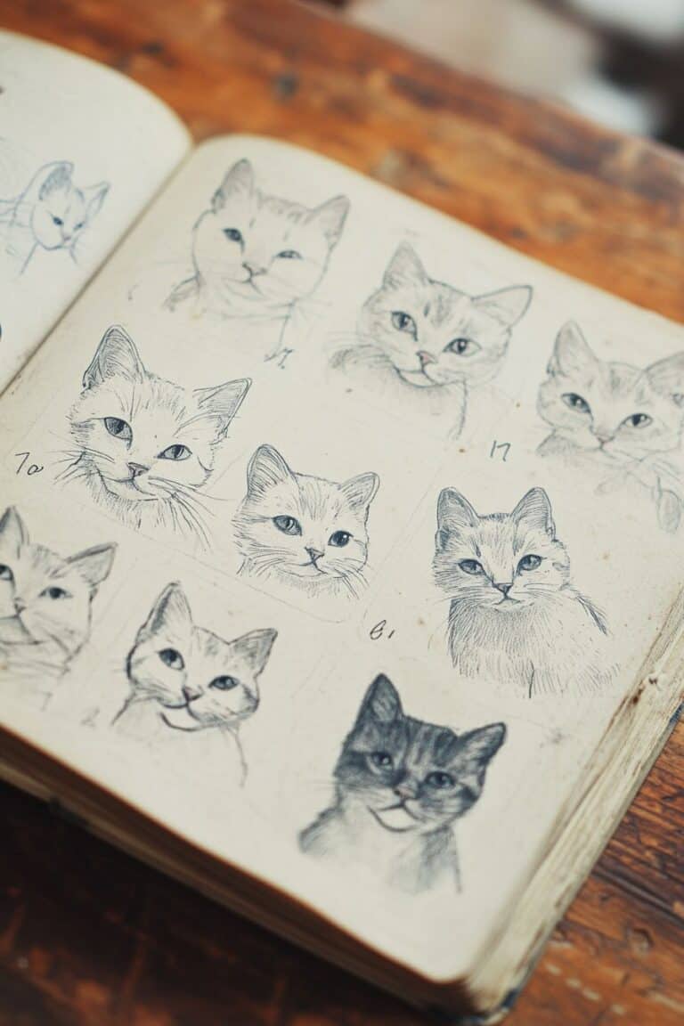 80+ Cute and Creative Cat Doodle Ideas to Unleash Your Inner Artist ...