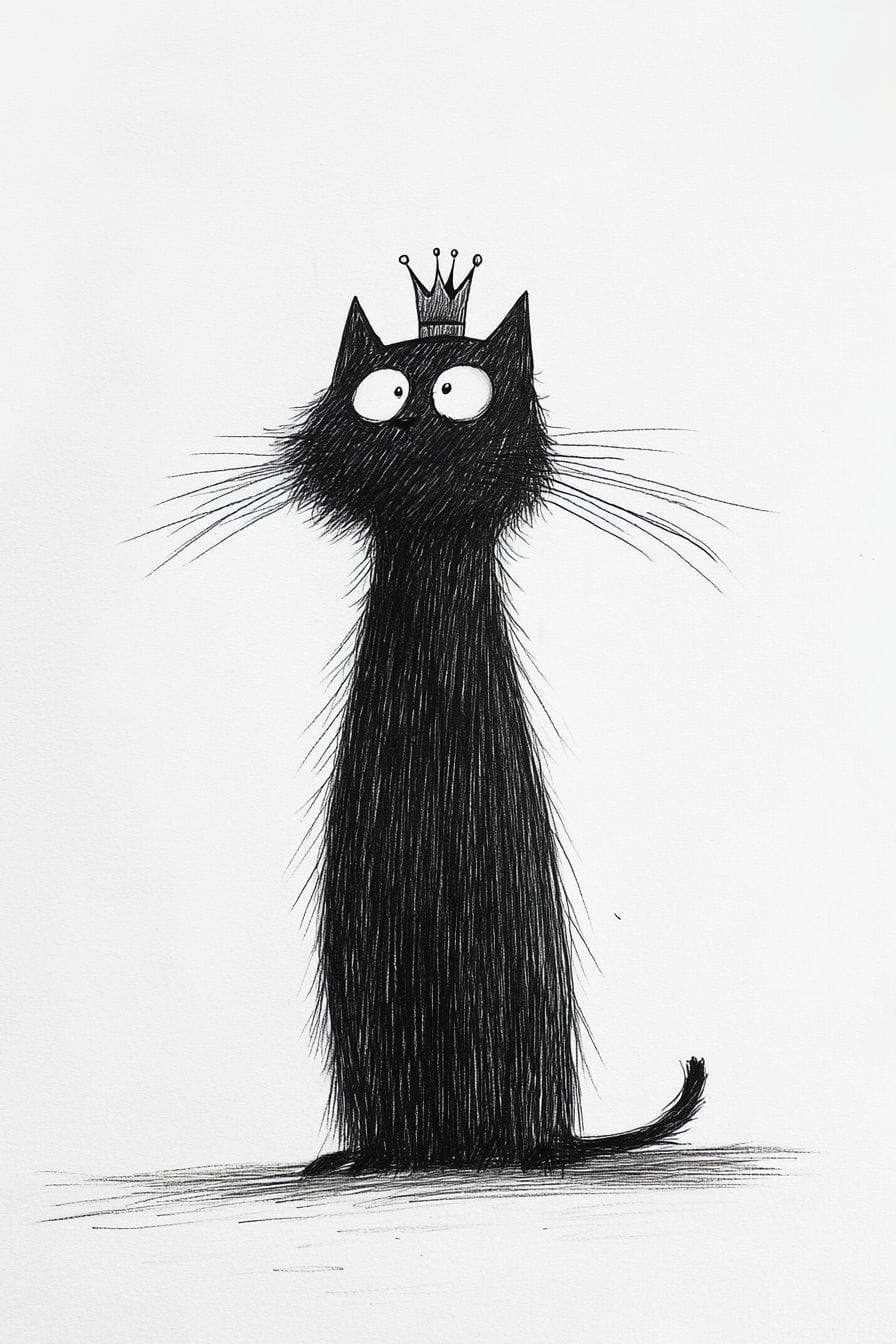 80+ Cute and Creative Cat Doodle Ideas to Unleash Your Inner Artist ...