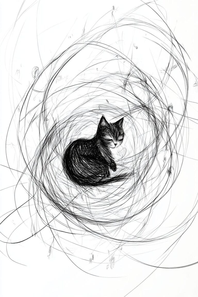 80+ Cute and Creative Cat Doodle Ideas to Unleash Your Inner Artist ...