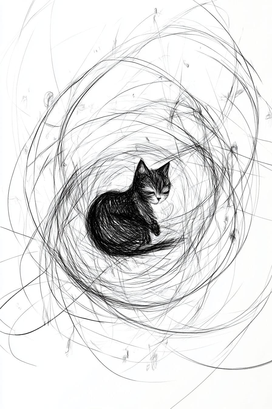 80+ Cute and Creative Cat Doodle Ideas to Unleash Your Inner Artist ...
