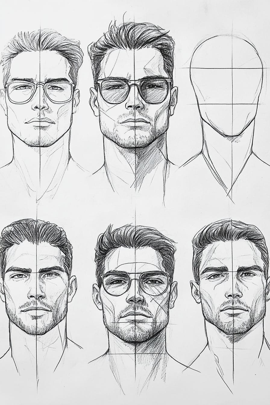 100+ Face Drawing Ideas to Spark Your Artistic Inspiration - The Sketch ...