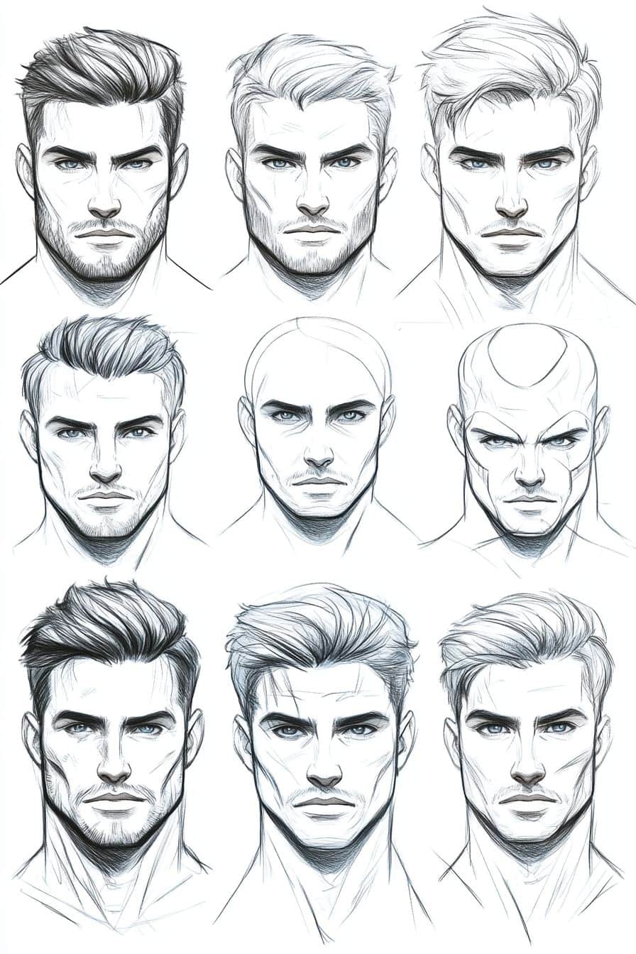 100+ Face Drawing Ideas to Spark Your Artistic Inspiration - The Sketch ...