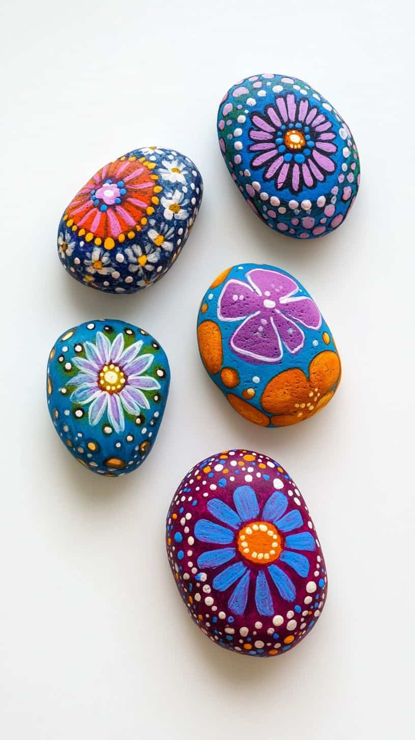 20 Rock Painting Patterns: Unleash Your Creativity One Stone at a Time ...