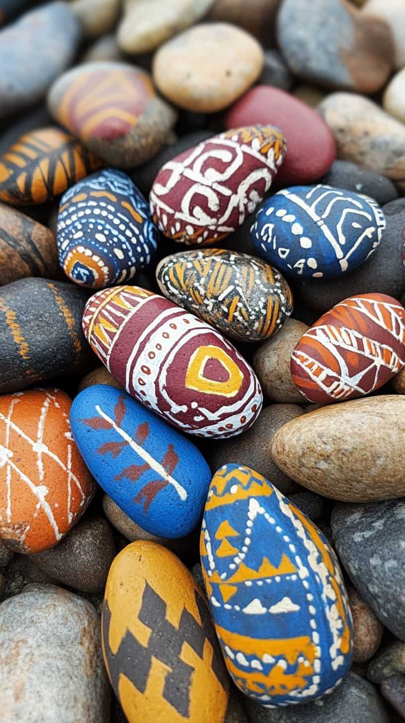 20 Rock Painting Patterns: Unleash Your Creativity One Stone at a Time ...