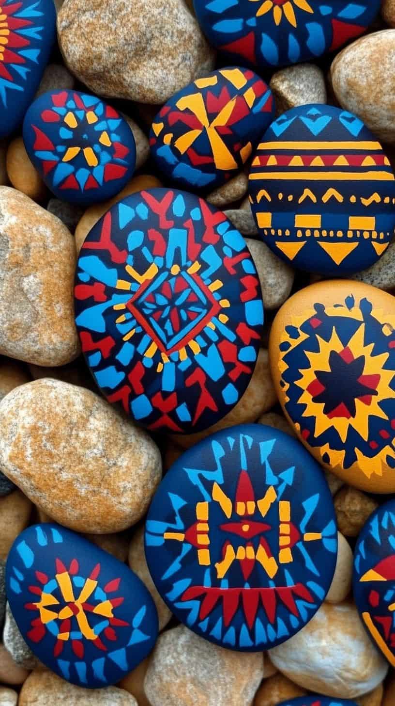 20 Rock Painting Patterns: Unleash Your Creativity One Stone at a Time ...
