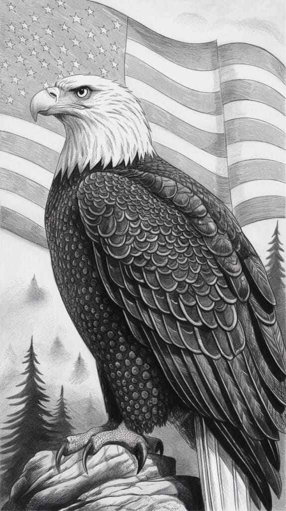 33 Majestic Eagle Drawing Ideas to Ignite Your Creativity - The Sketch ...