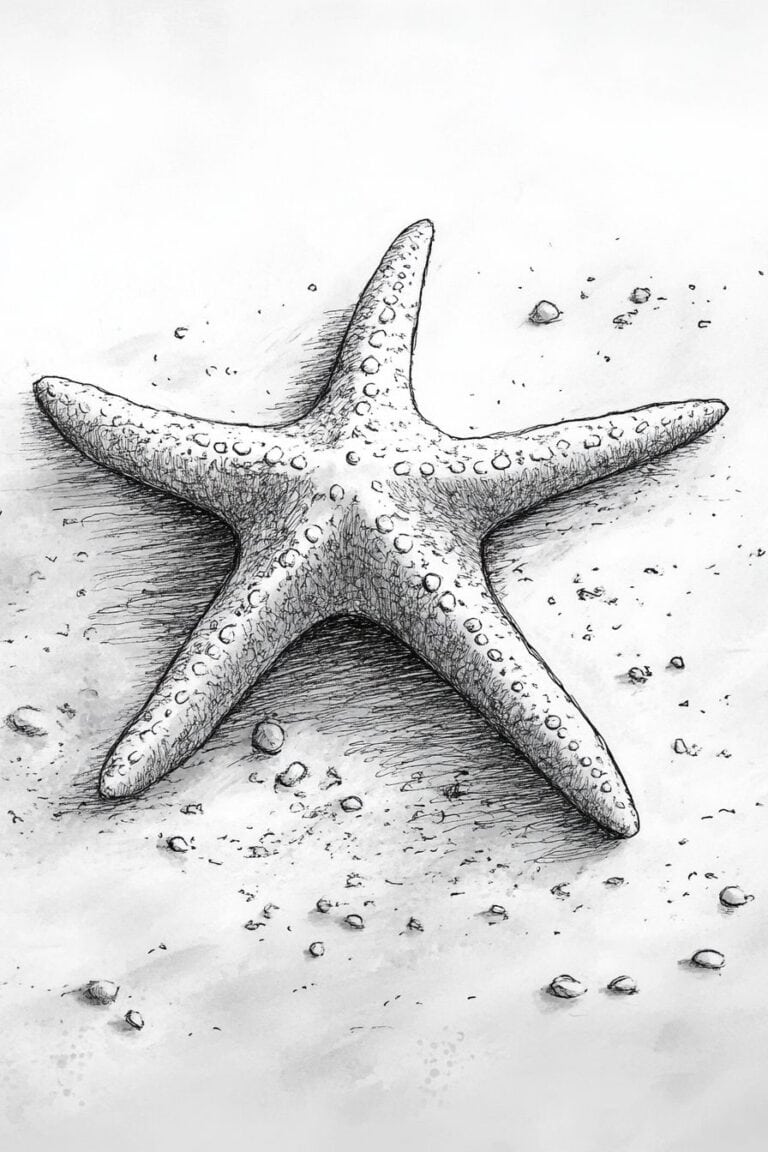 50 Beach Drawing Ideas to Capture the Ocean Vibes - The Sketch & Doodle ...