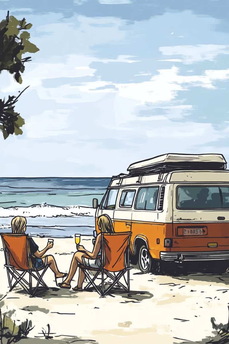 50 Beach Drawing Ideas to Capture the Ocean Vibes - The Sketch & Doodle ...