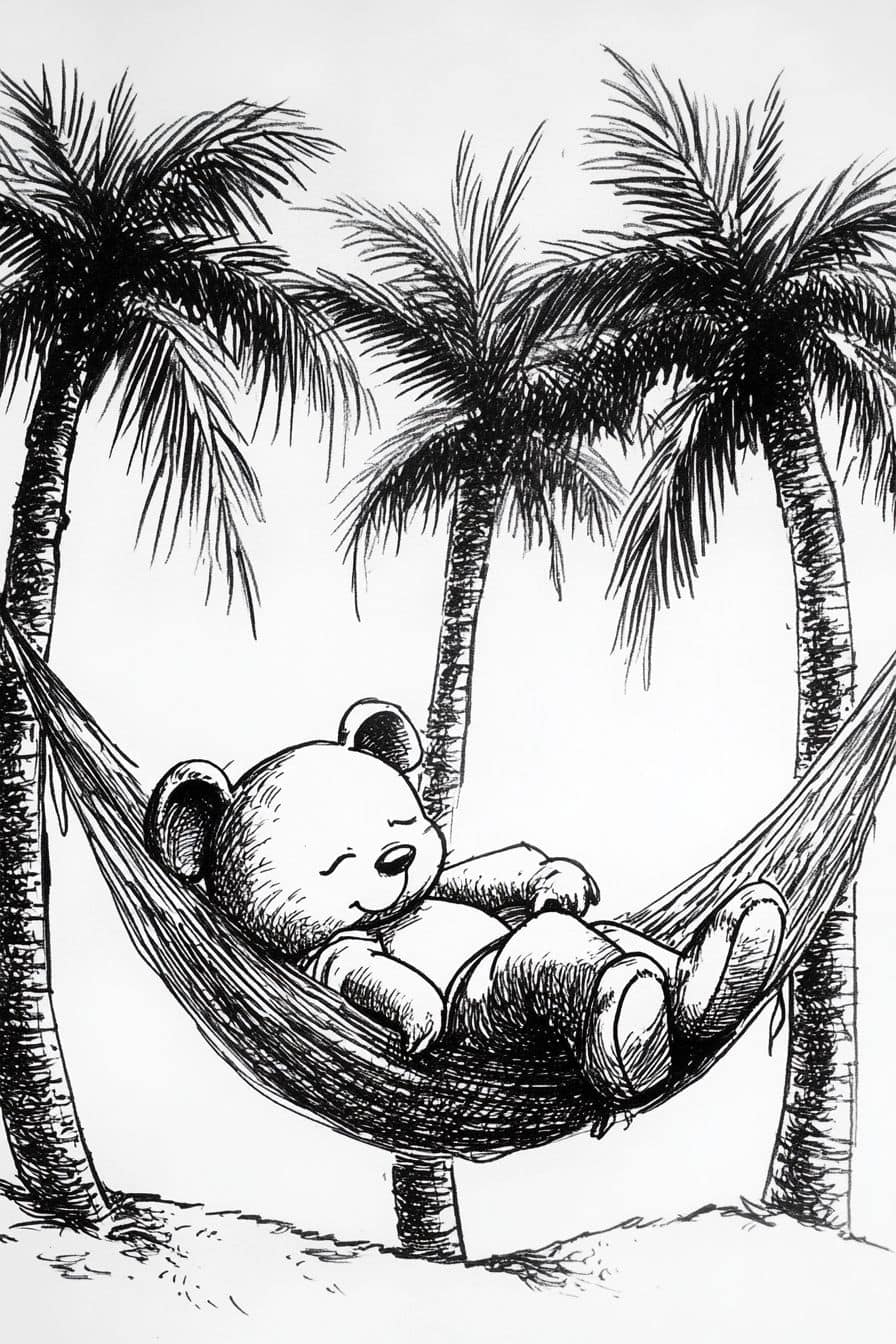 50 Beach Drawing Ideas to Capture the Ocean Vibes - The Sketch & Doodle ...