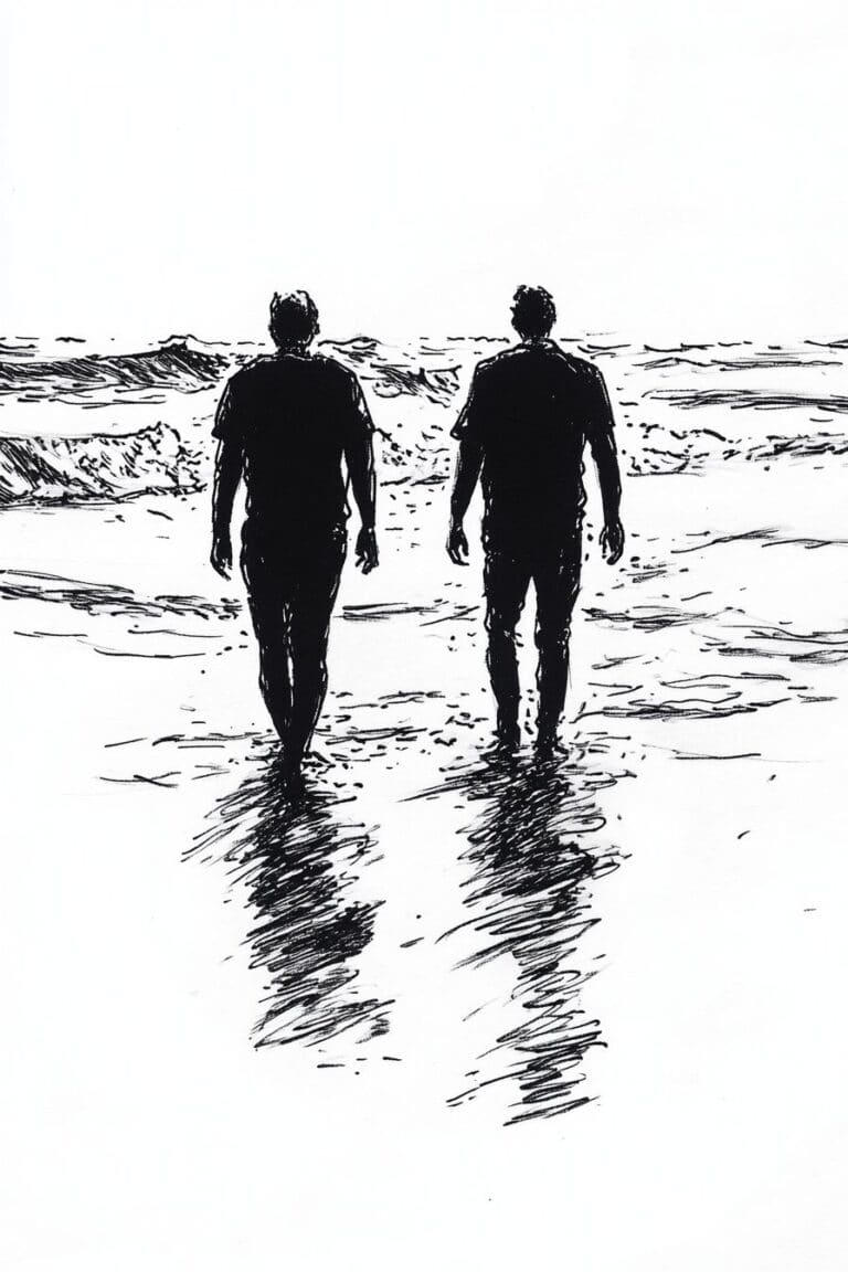 50 Beach Drawing Ideas to Capture the Ocean Vibes - The Sketch & Doodle ...