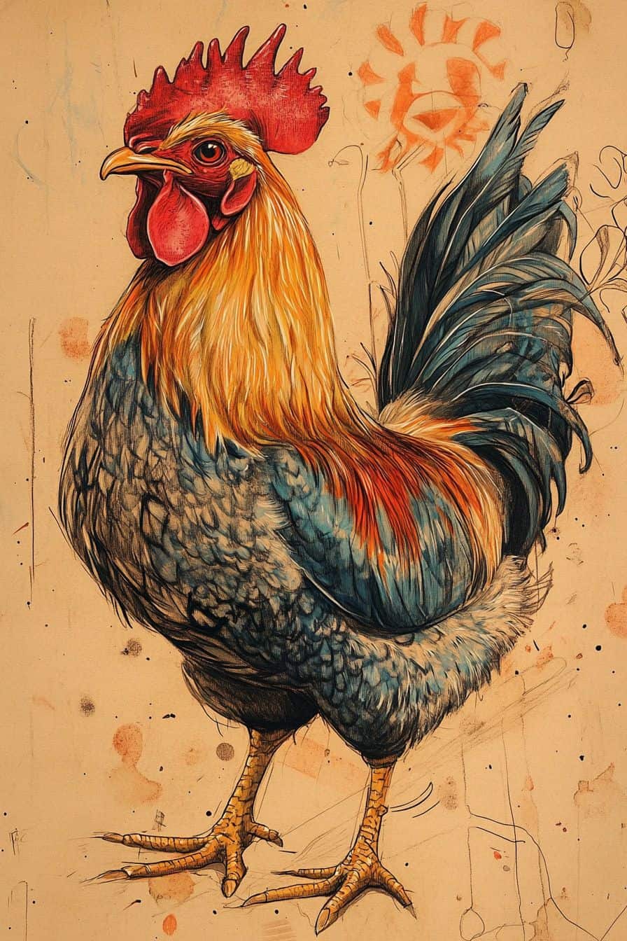 50 Chicken Drawing Ideas to Bring Feathered Fun to Your Sketchbook ...