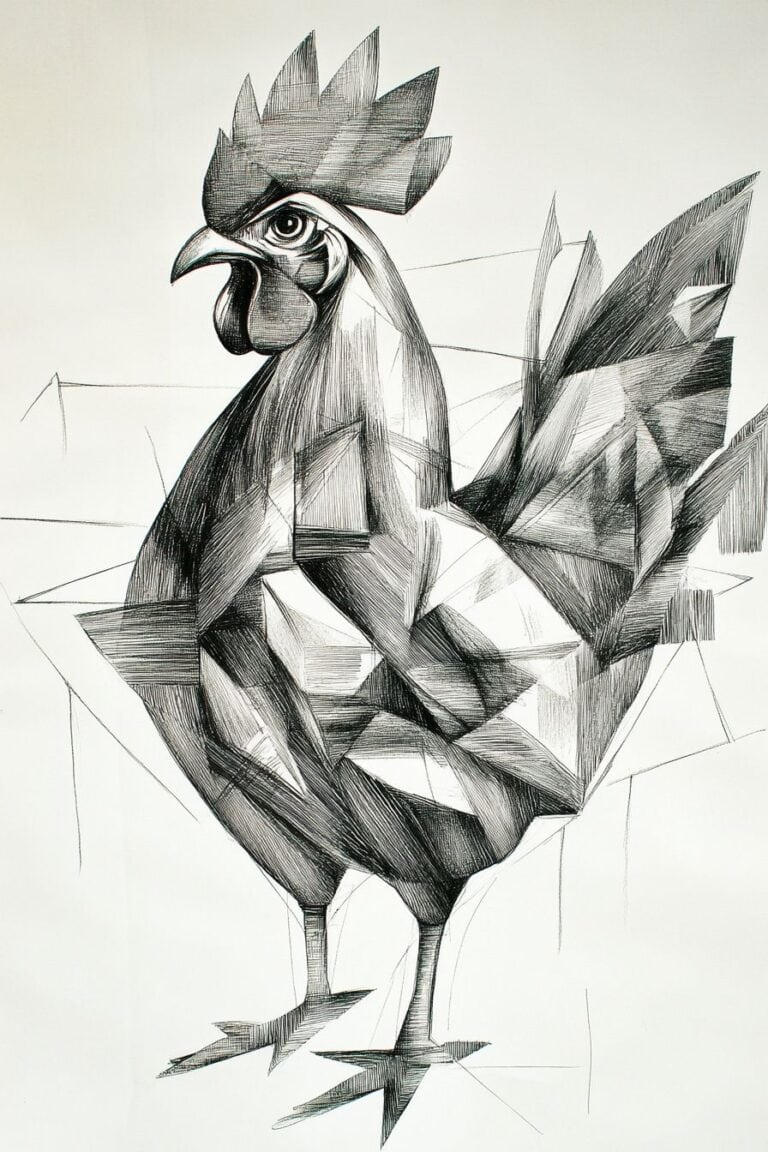 50 Chicken Drawing Ideas to Bring Feathered Fun to Your Sketchbook ...