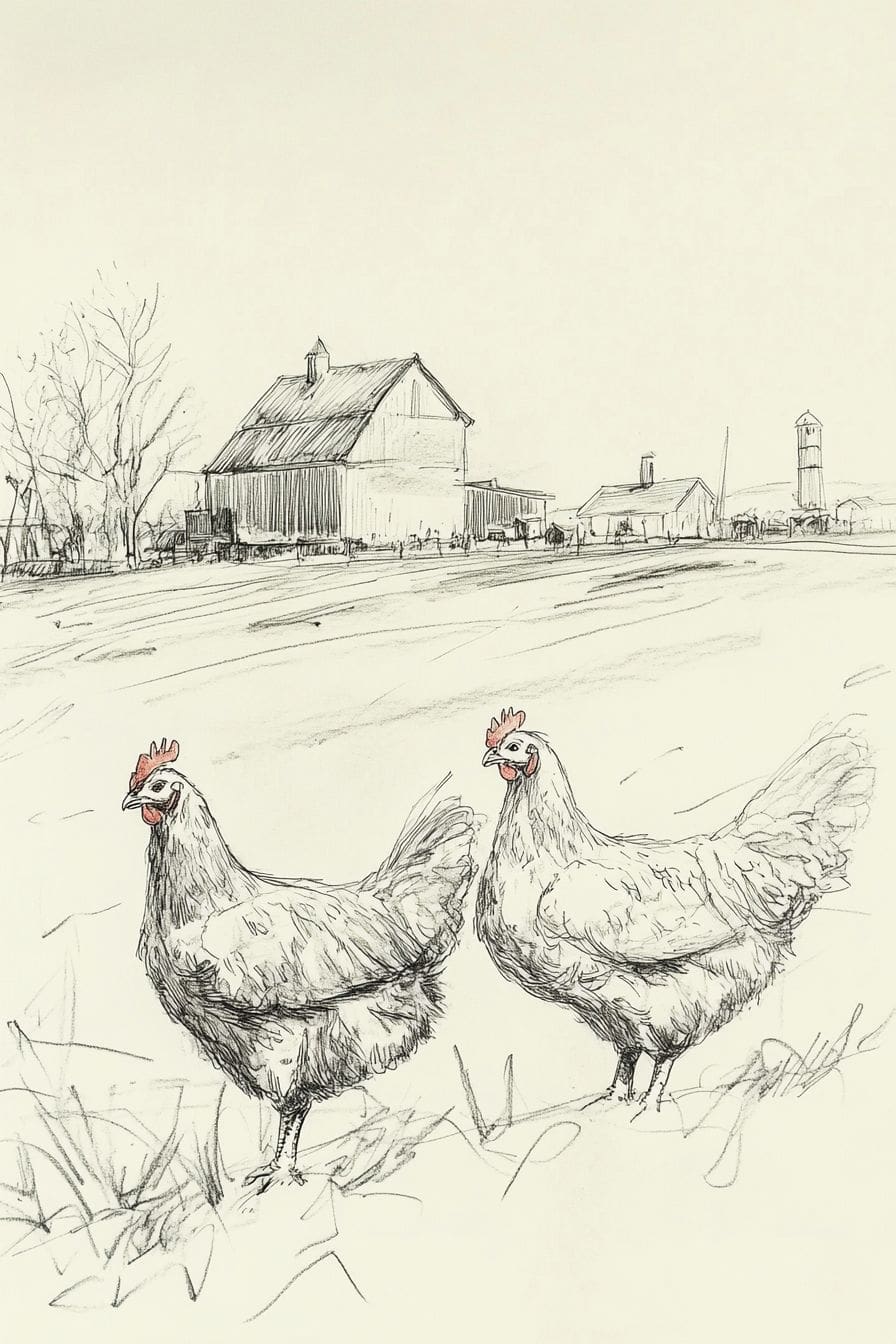 50 Chicken Drawing Ideas to Bring Feathered Fun to Your Sketchbook ...