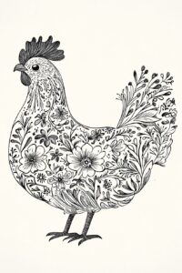 50 Chicken Drawing Ideas to Bring Feathered Fun to Your Sketchbook ...
