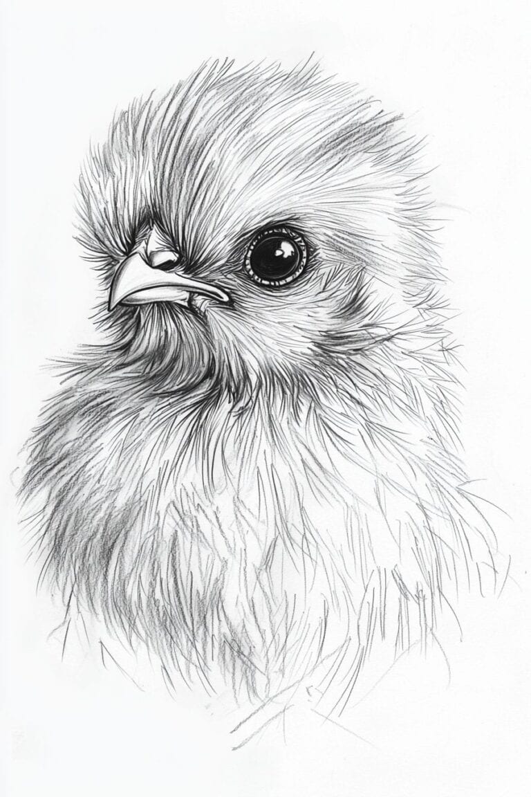 50 Chicken Drawing Ideas to Bring Feathered Fun to Your Sketchbook ...