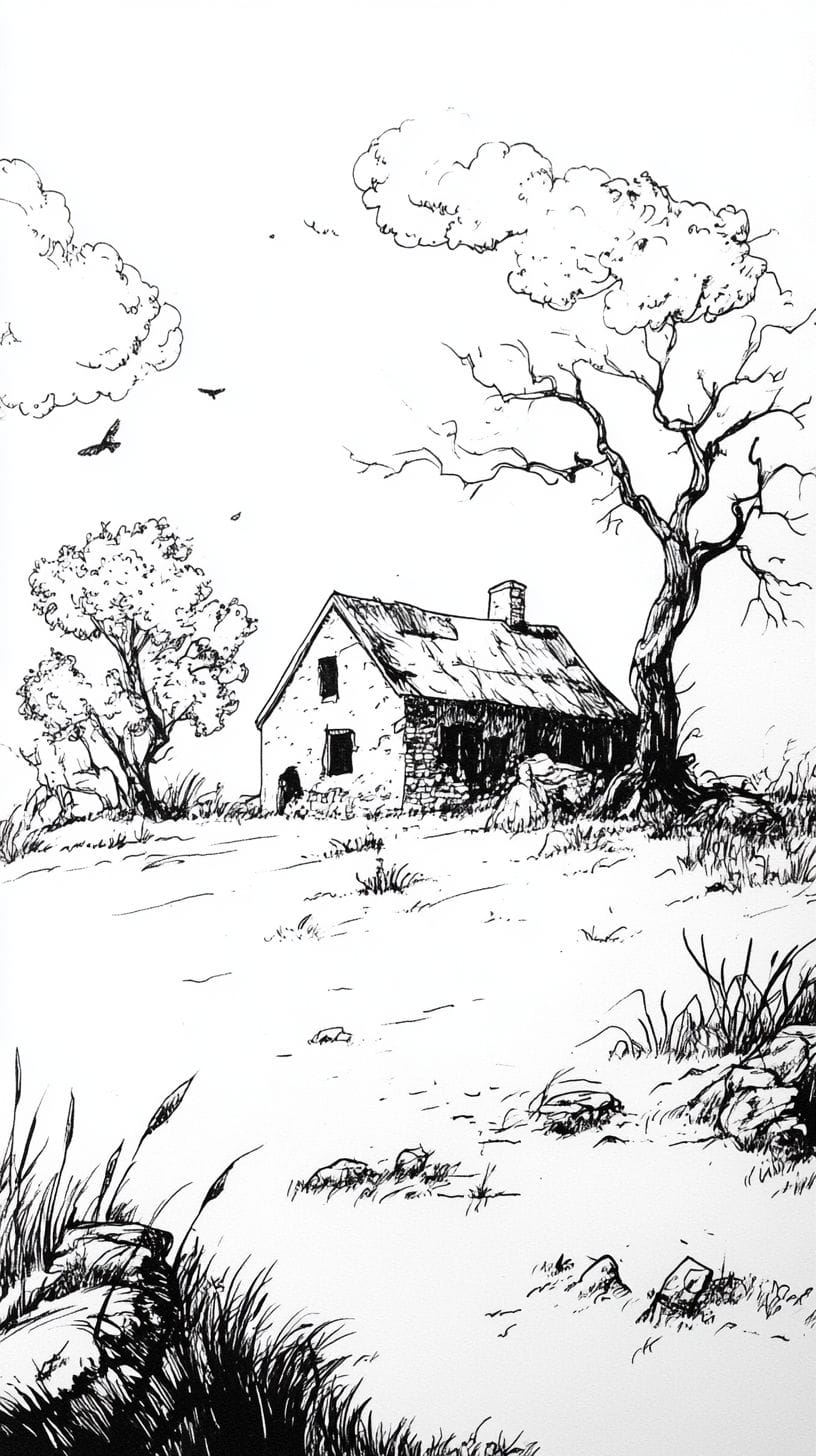 47 Farm Drawing Ideas to Capture Rural Beauty - The Sketch & Doodle Club