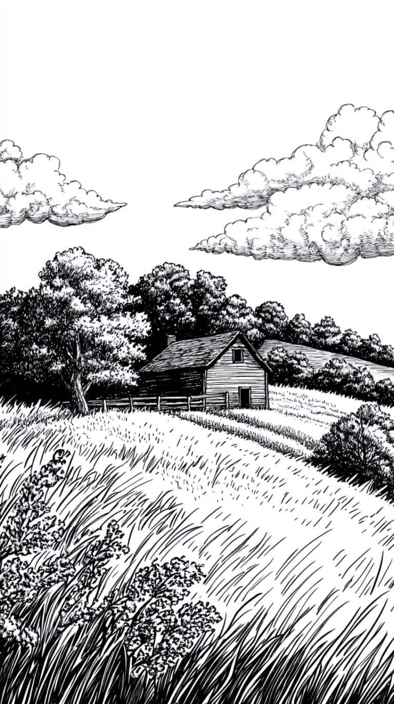 47 Farm Drawing Ideas to Capture Rural Beauty - The Sketch & Doodle Club