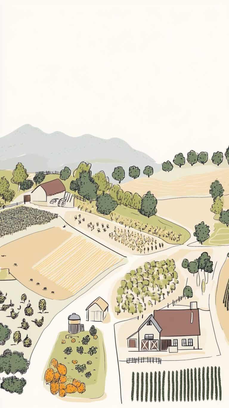 47 Farm Drawing Ideas to Capture Rural Beauty - The Sketch & Doodle Club