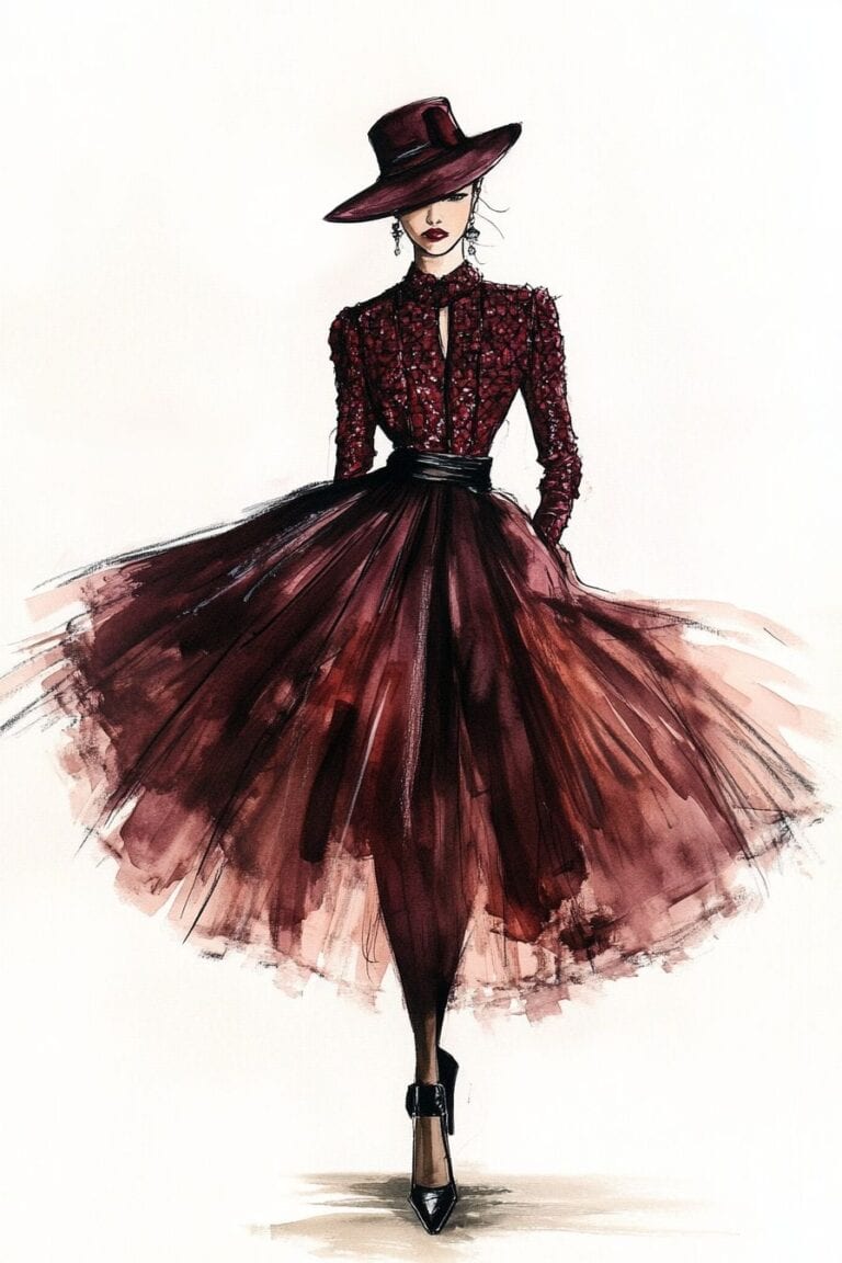 60 Fashion Drawing Ideas to Ignite Your Design Dreams - The Sketch ...