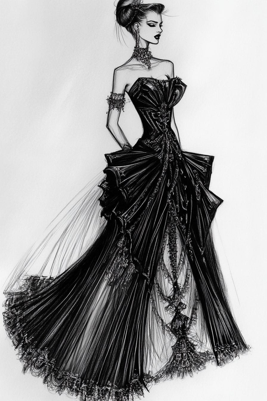 60 Fashion Drawing Ideas to Ignite Your Design Dreams - The Sketch ...