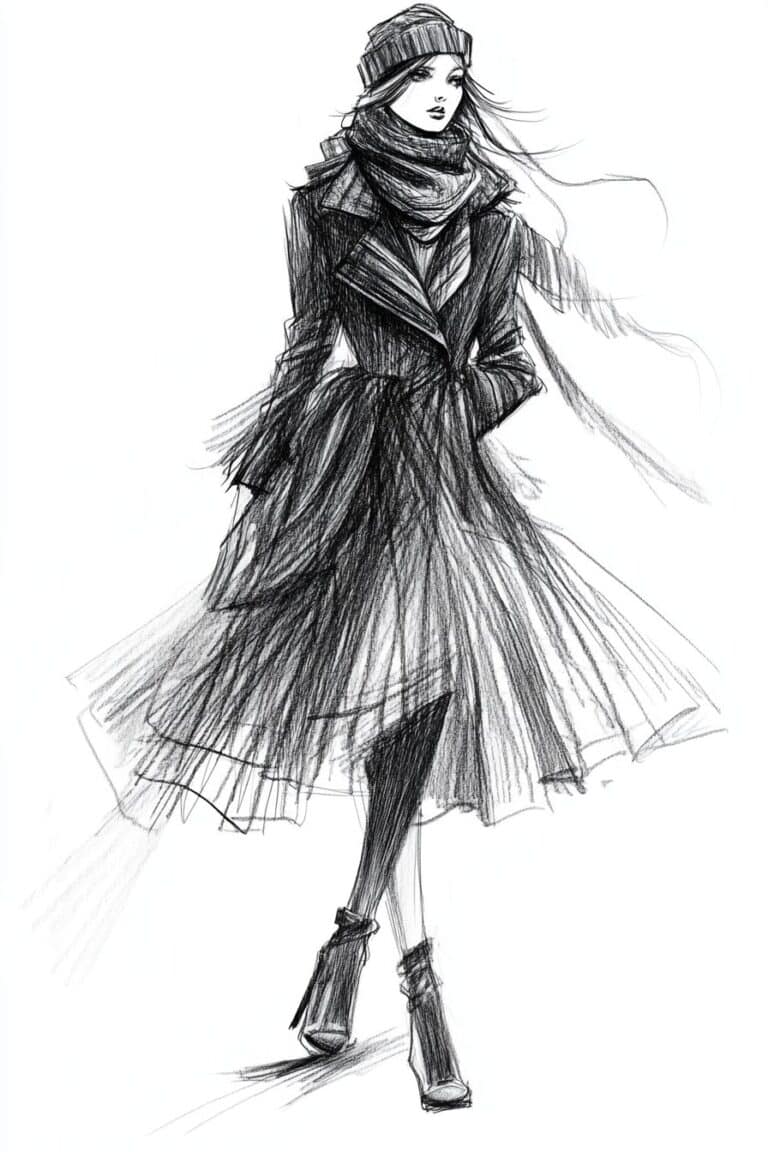60 Fashion Drawing Ideas to Ignite Your Design Dreams - The Sketch ...