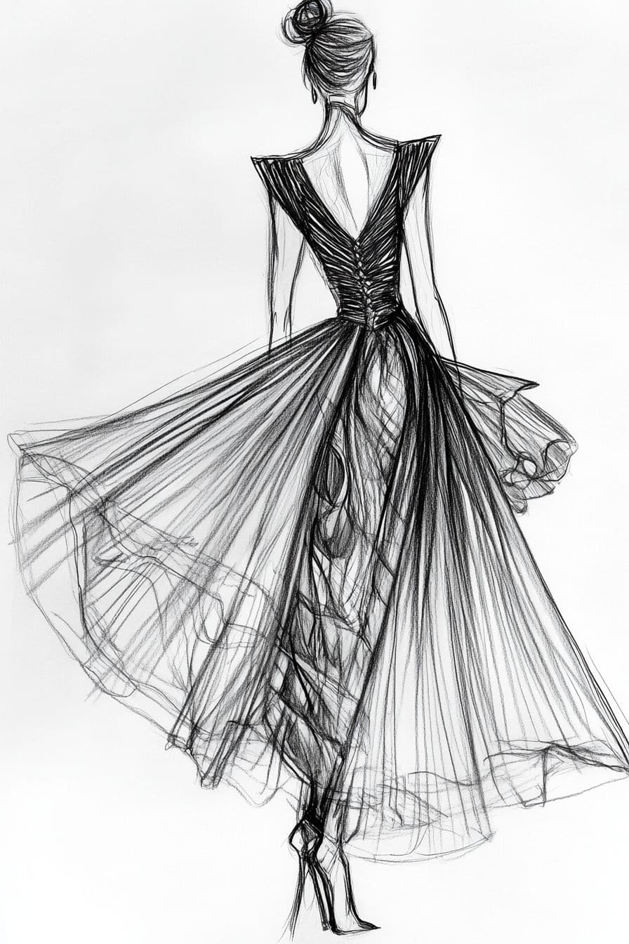 60 Fashion Drawing Ideas to Ignite Your Design Dreams - The Sketch ...