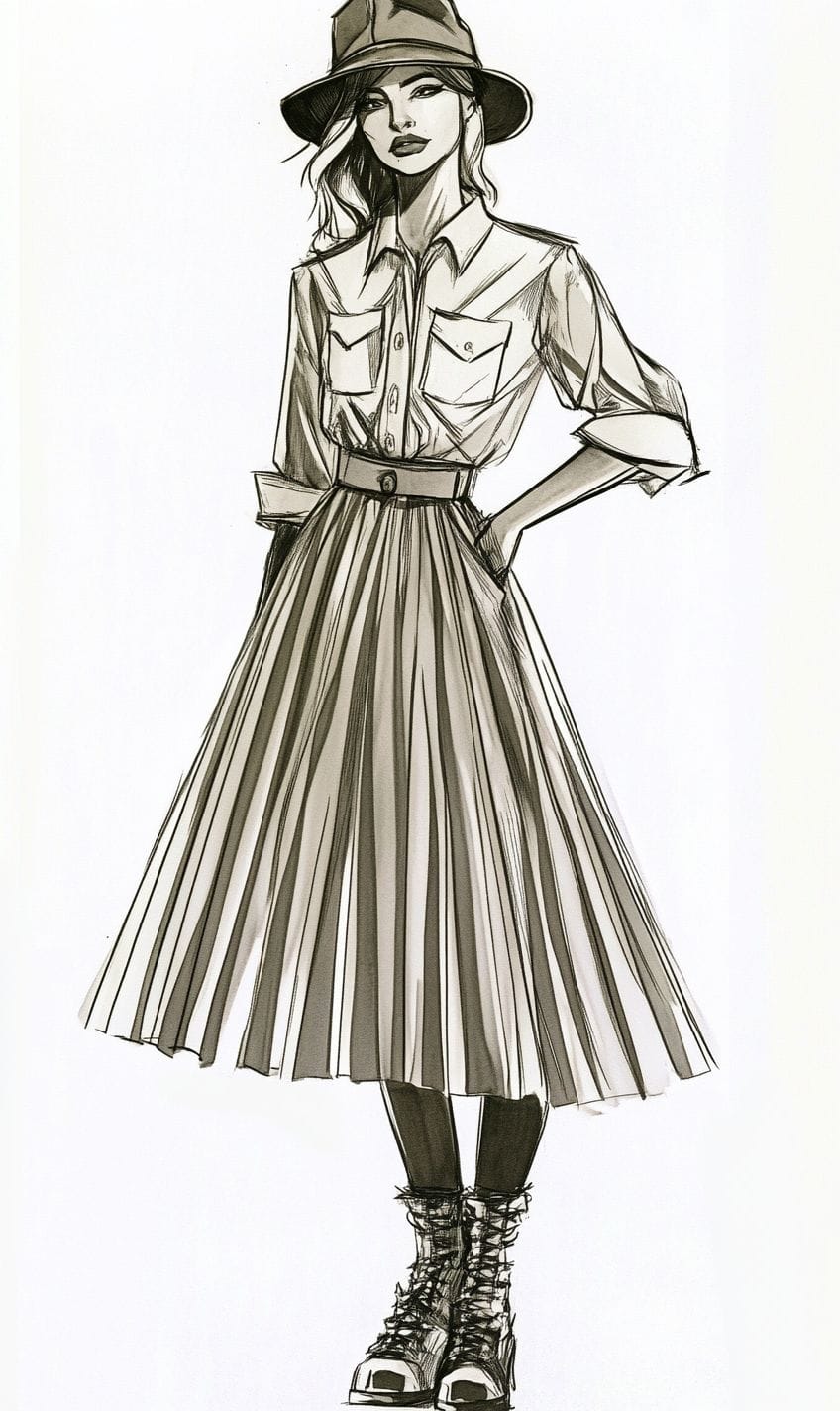 60 Fashion Drawing Ideas to Ignite Your Design Dreams - The Sketch ...