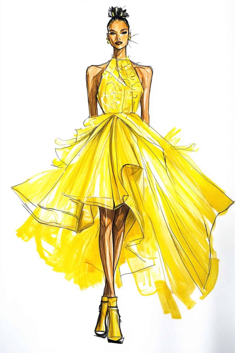 60 Fashion Drawing Ideas to Ignite Your Design Dreams - The Sketch ...