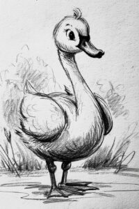 40 Swan Drawing Ideas to Capture Grace and Elegance - The Sketch ...
