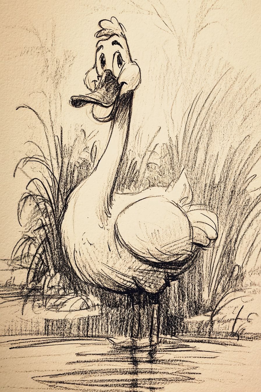 40 Swan Drawing Ideas to Capture Grace and Elegance - The Sketch ...