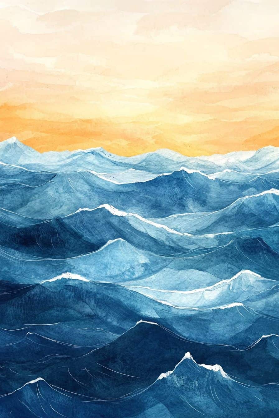 70 Ocean Watercolor Paintings to Bring the Sea to Life - The Sketch ...